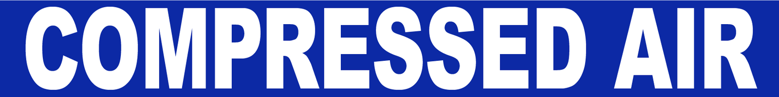 Compressed Air Pipe Marking Label