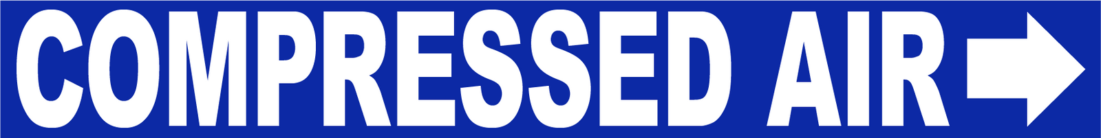 Compressed Air Pipe Marking Label